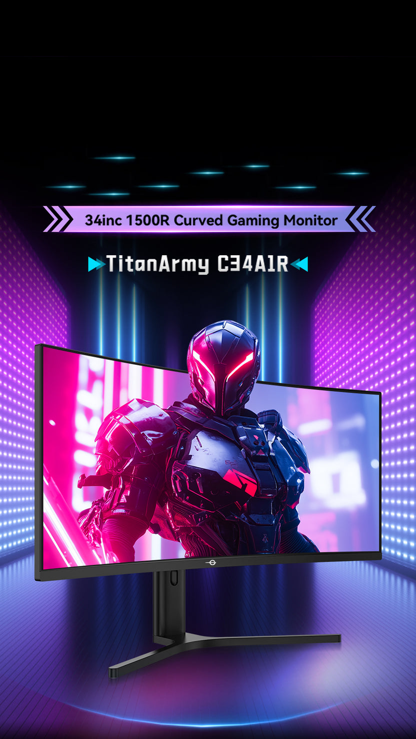 TITAN ARMY C34A1R Gaming Monitor – TITAN-ARMY