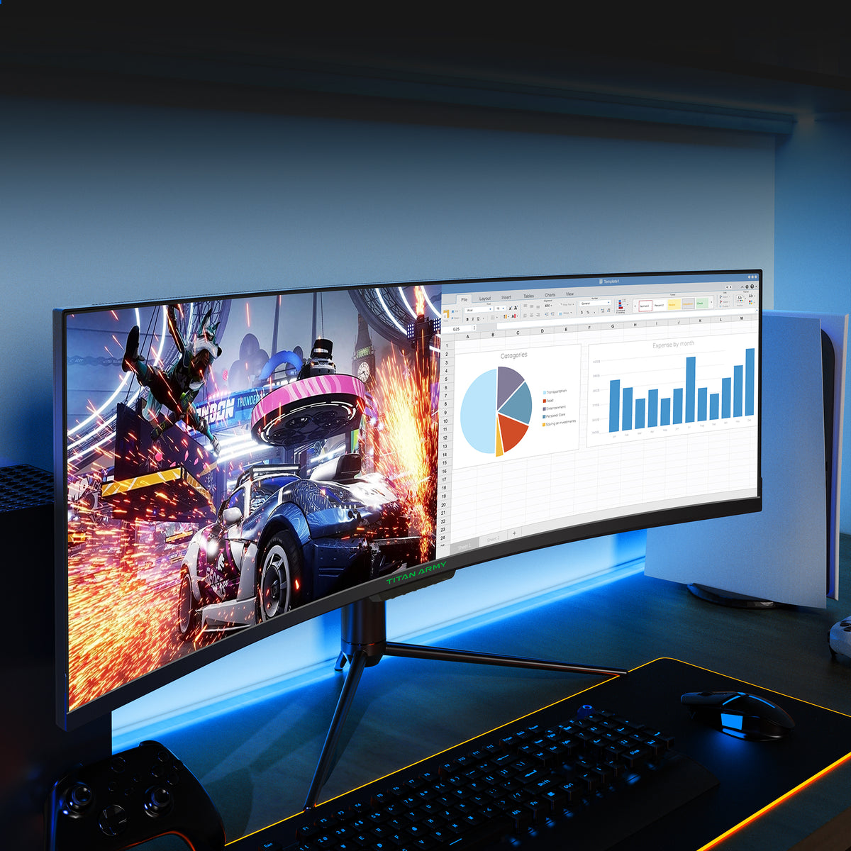 TITAN ARMY C49SHC Gaming Monitor – TITAN-ARMY