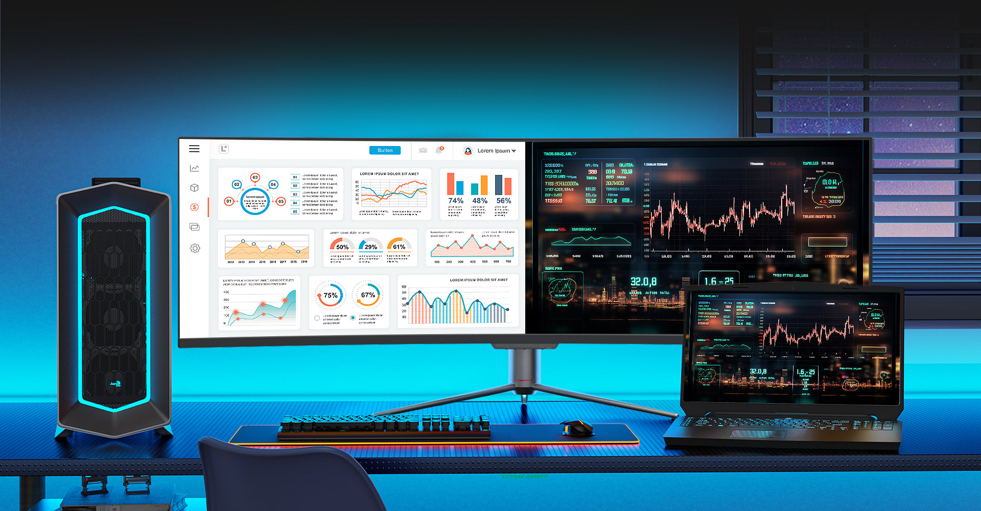 TITAN ARMY C49SHC Gaming Monitor – TITAN-ARMY