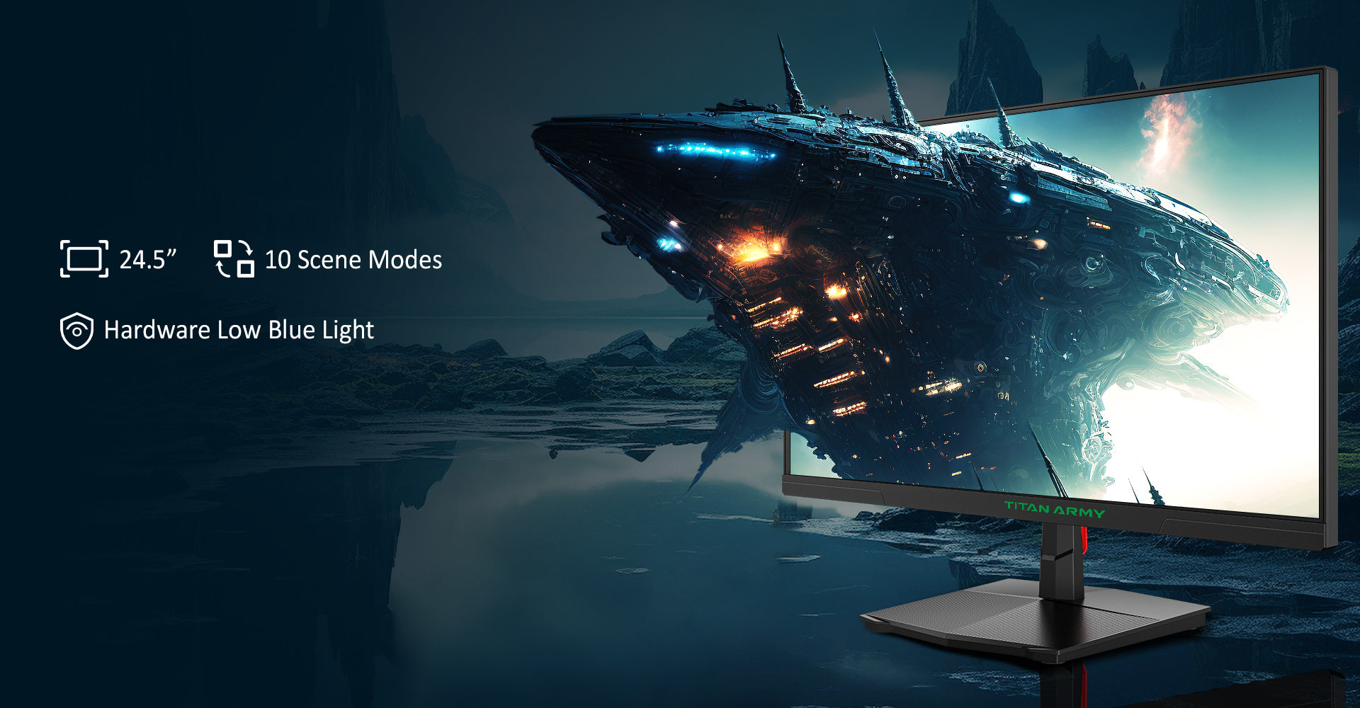 TITAN ARMY P2510HS Gaming Monitor – TITAN-ARMY